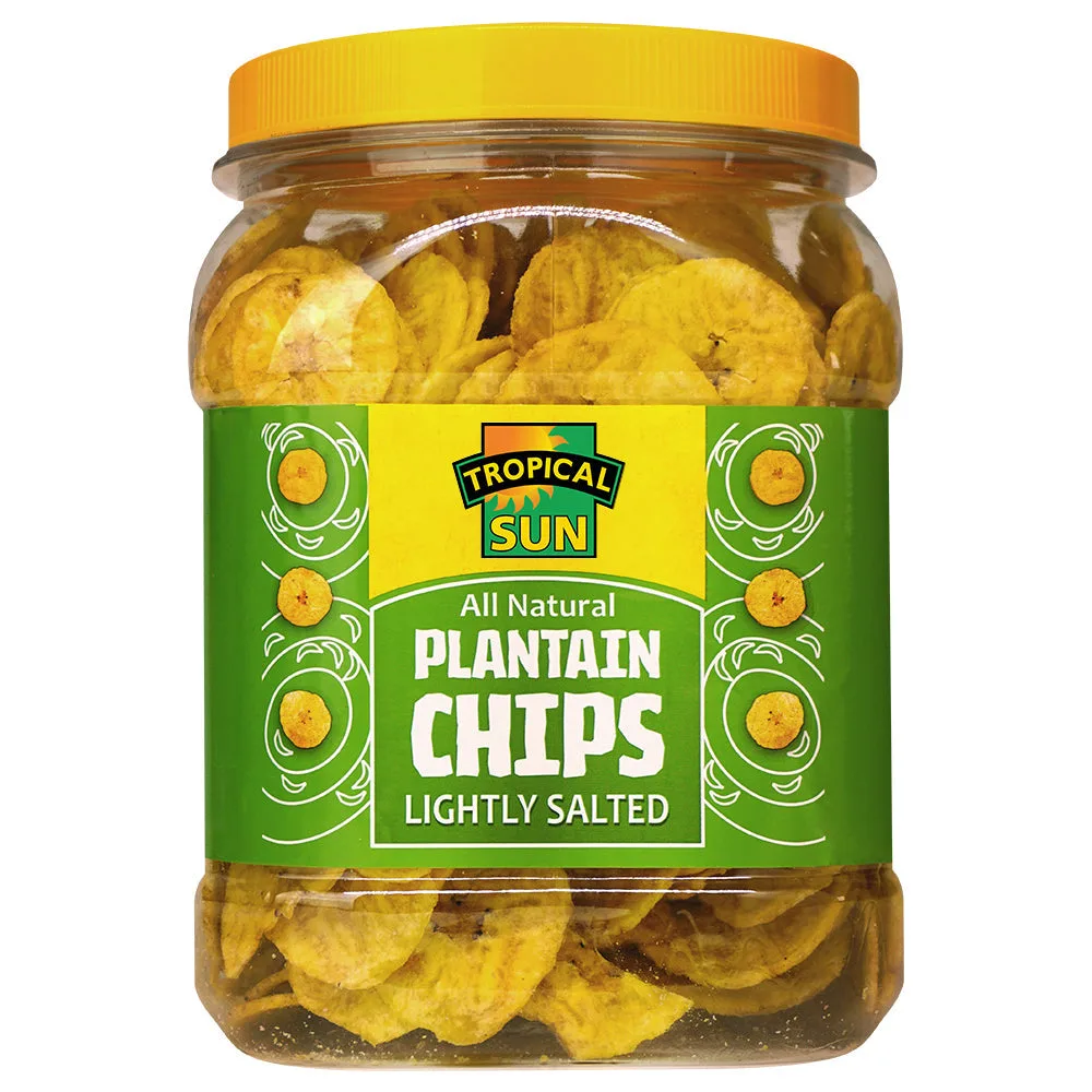 Tropical Sun Plantain Chips Salted 450g - Island Supermarket